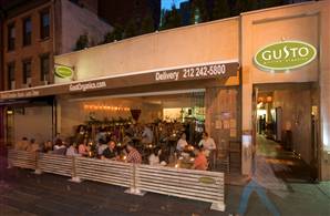 Gusto's Housemade Brioche with Caramelized Apples & Apple Sorbet