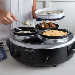 Easy Holiday Entertaining with the Crockpot Triple Dipper