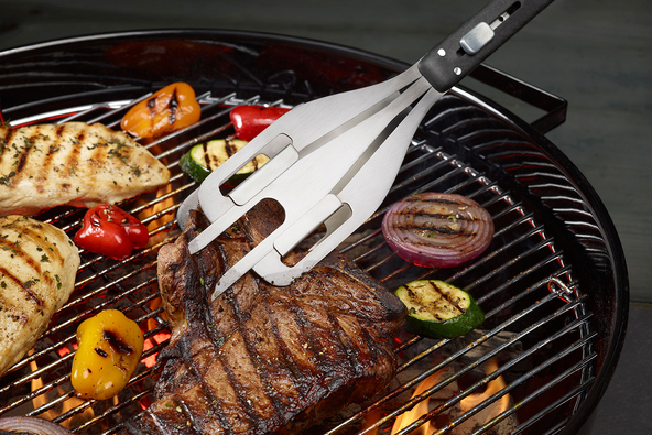 Three-In-One Barbecue Tool